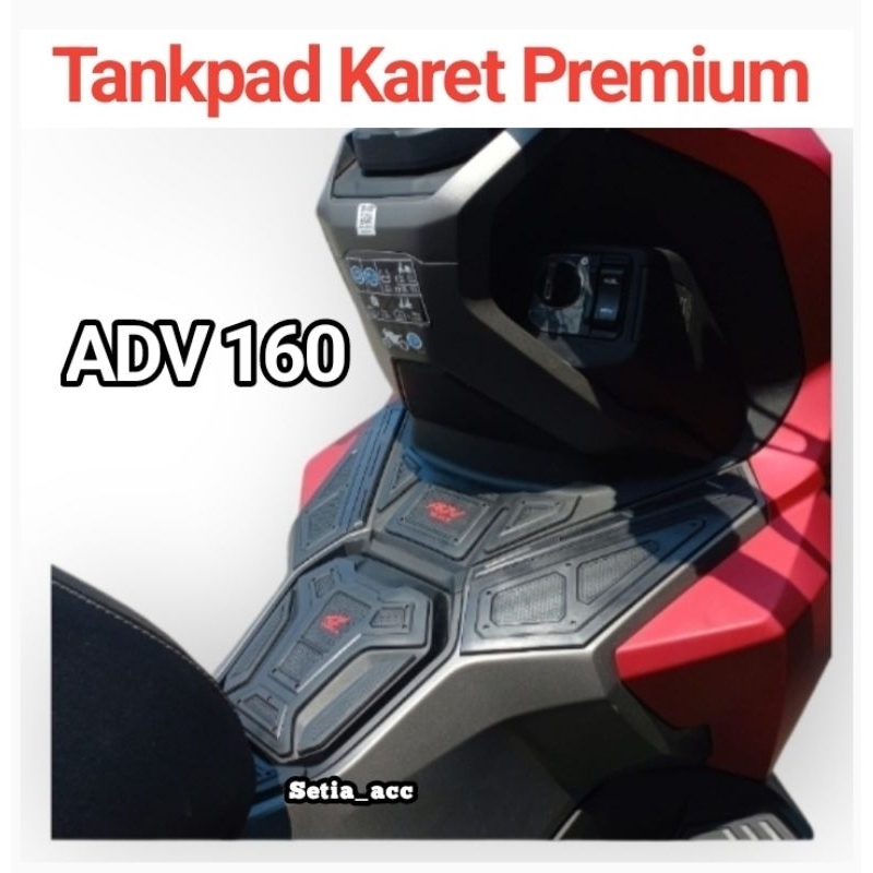 MERAH PUTIH Tankpad Rubber Sticker ADV 160 Embossed 3d Premium Tank Pad ...