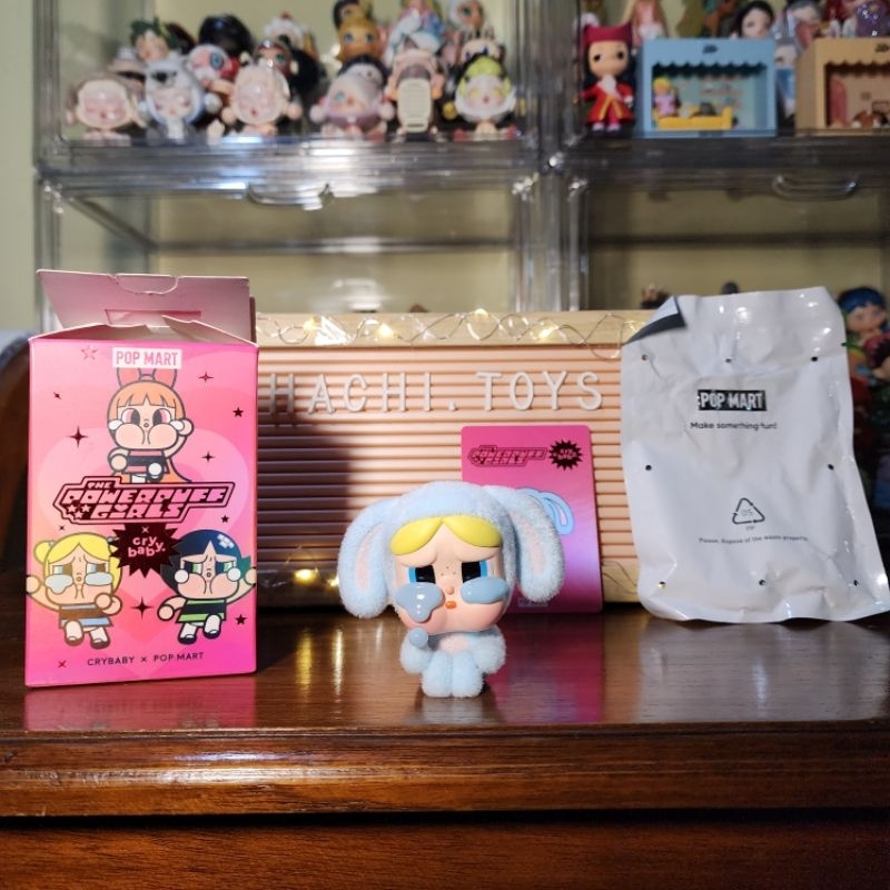 POP MART CRYBABY Powerpuff Girls - Bunny Bubbles | Shopee Singapore