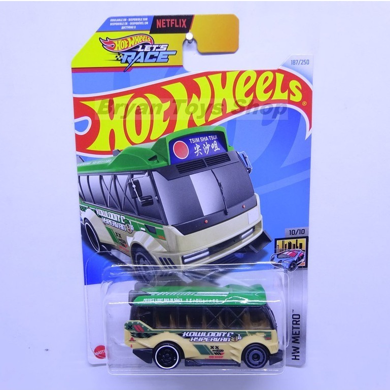 Hot Wheels Kowloon D Hypervan Bus Hong Kong | Shopee Singapore