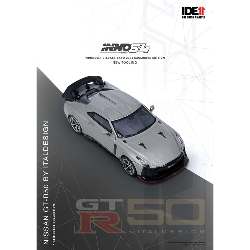 Inno64 Nissan GT-R50 By Italdesign IDI 2024 Exclusive | Shopee Singapore