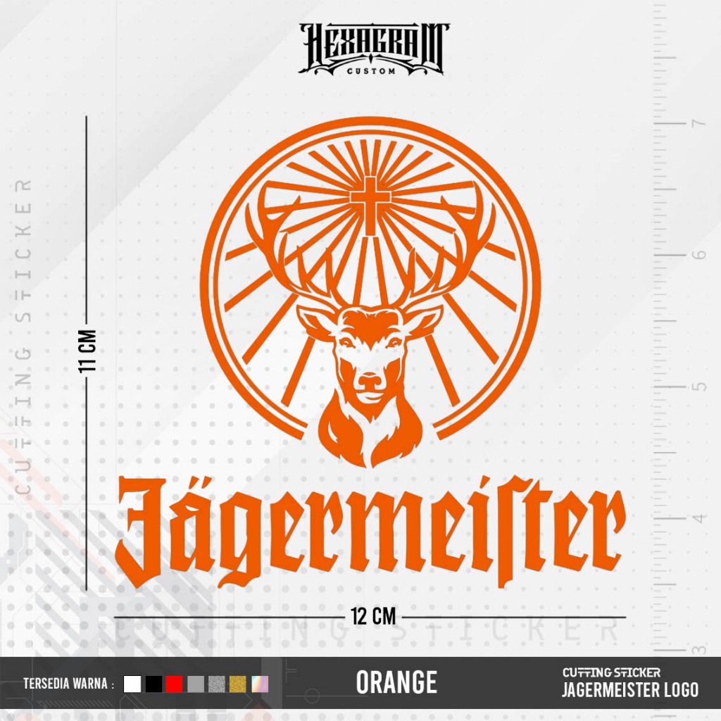 Jagermeister Logo Cutting Sticker | Jagermeister Cutting Stickers ...