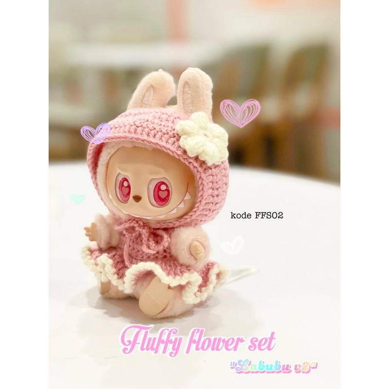 A SEAT LABUBU HAVE CLOTHES - LABUBU KNIT CLOTHES - LABUBU CROCHET ...