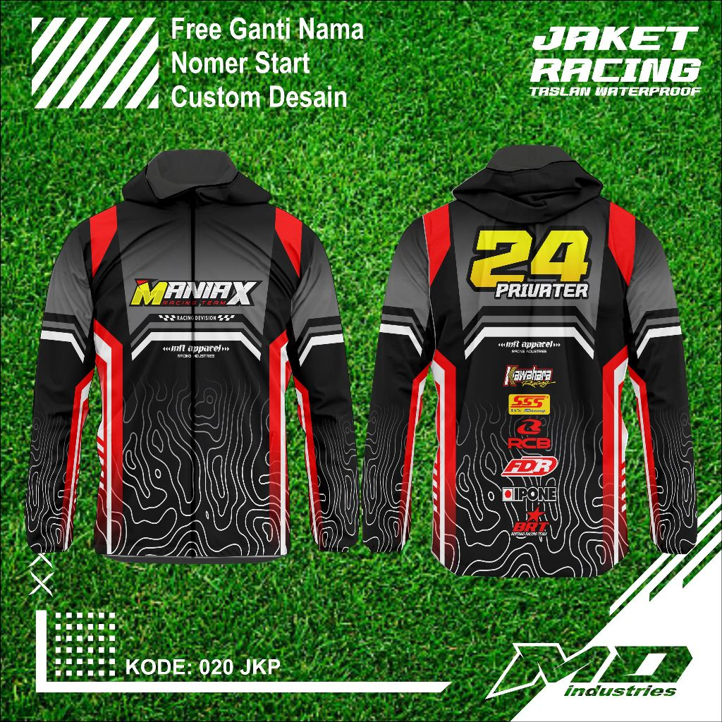 Ja3 Custom Parachute Racing Jacket Racing Jacket Edit Name & Number Can ...