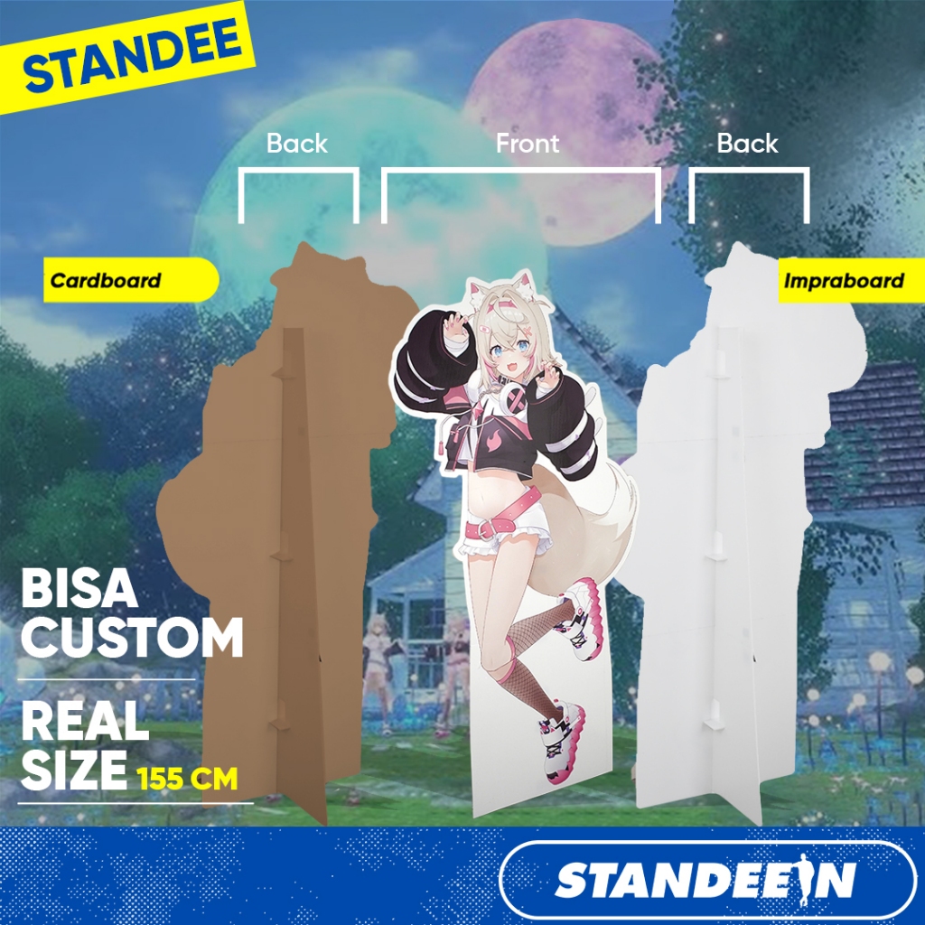 Standee Mococo Abyssgard Real Size Can Customize Images | Shopee Singapore