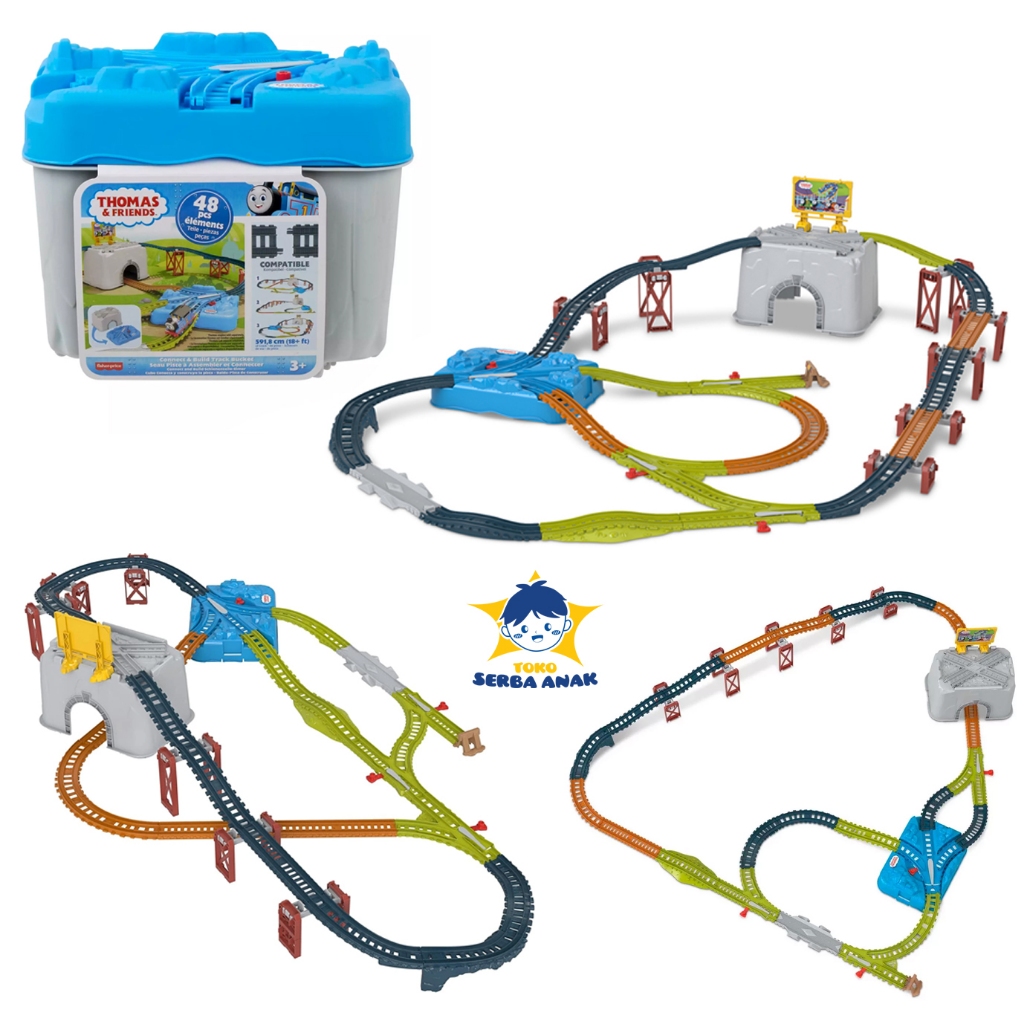 Thomas & Friends Connect & Build Track Bucket ORIGINAL Thomas Train ...
