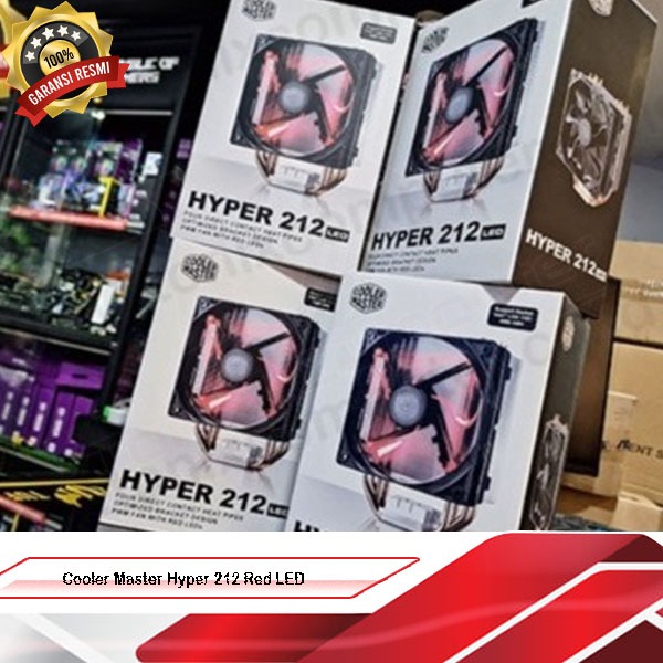 Cooler Master Hyper 212 Red LED | Hsf Cooler Intel & AMD | Shopee Singapore