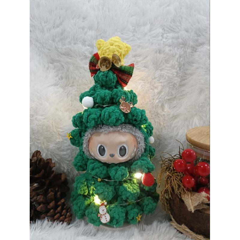 Labubu outfit 17CM V1 & V2 [Ready] Labubu Christmas Tree Clothes ...