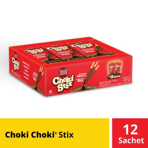 Choki-choki Stix Sticks Chocolate Coki Sticks (1 Pack contains 12 ...