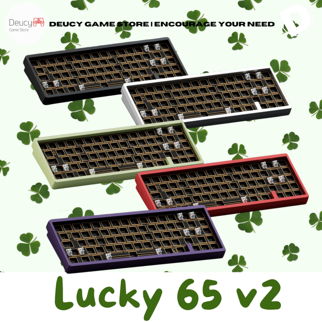 Weikav Lucky 65 V2 Full Aluminum Wireless Triple Connection Barebone ...