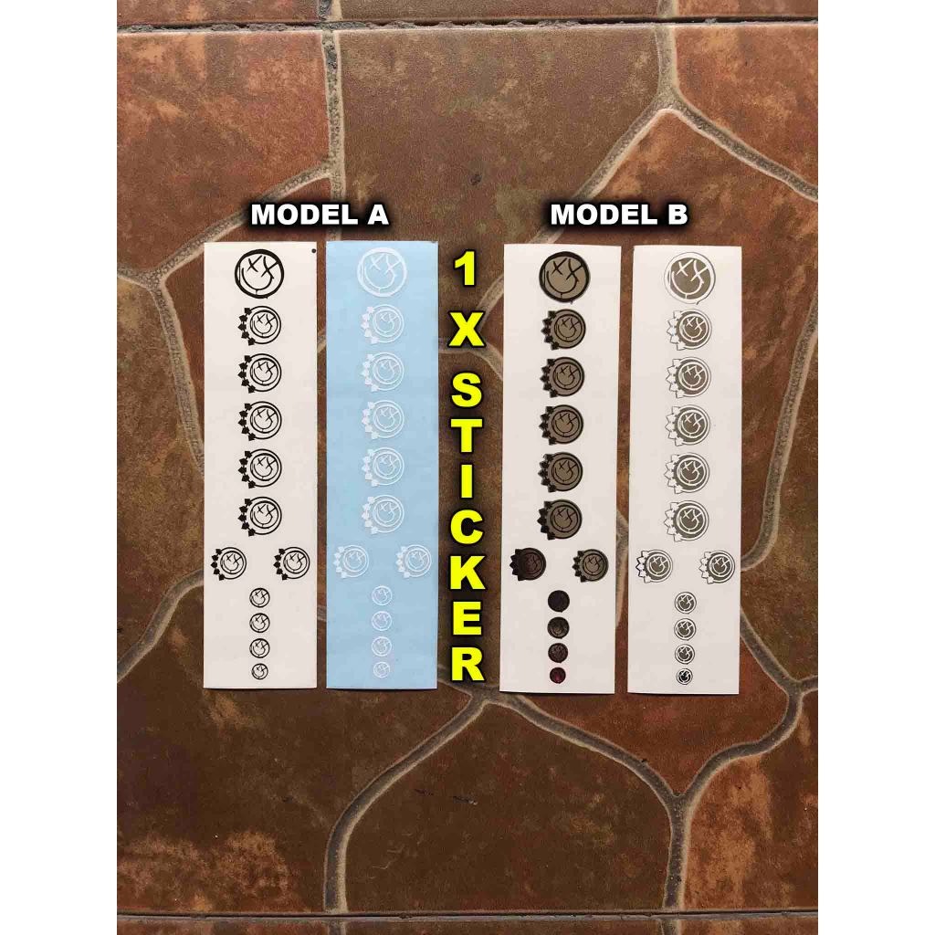 Blink Smiley Tom Delonge Inlay Sticker Fingerboard Marker for Guitar ...