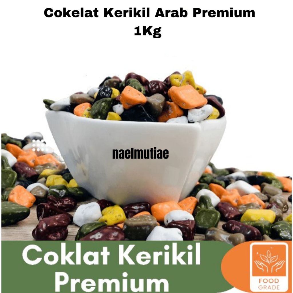 Premium Arabic Pebble Chocolate 1Kg Original Typical of Arabic and ...