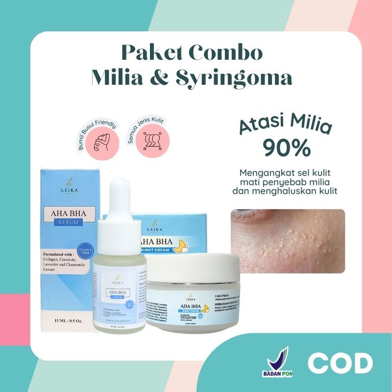 MATA Special Milia AHA BHA Milia Serum AHA BHA Night Cream Milea Leika ...