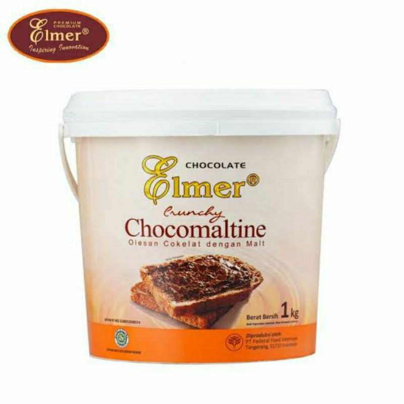 Elmer Spread Crunchy Chocomaltine/Elmer Chocomaltine Spread 1kg ...