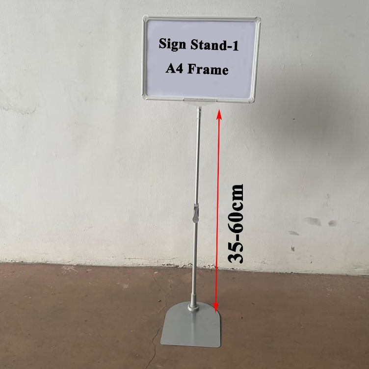 Ss-1 Telescopic Standing Frame - Portable Frame Stand Frame Display Pop ...