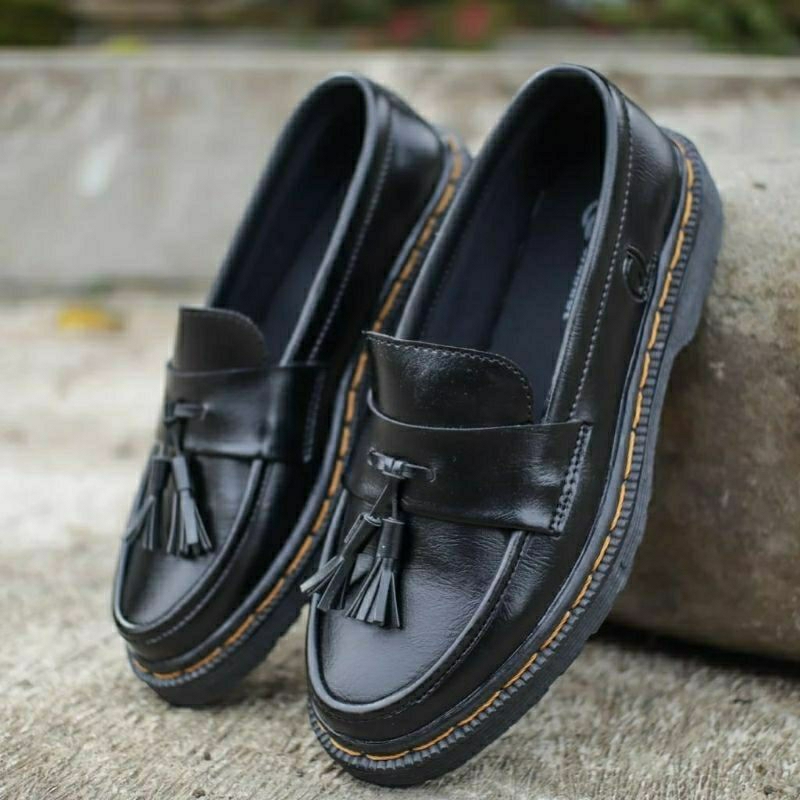 Dr.martens Black Men's and Women's Formal Loafers | Docmart Black ...