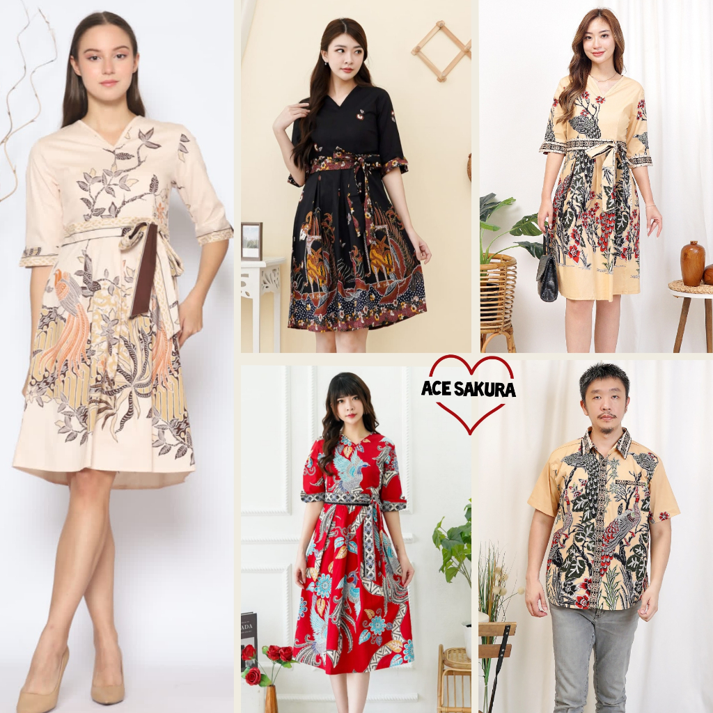 KEMEJA Shanghai BATIK DRESS MODERN WOMEN'S CLOTHES FASHION OFFICE WORK ...