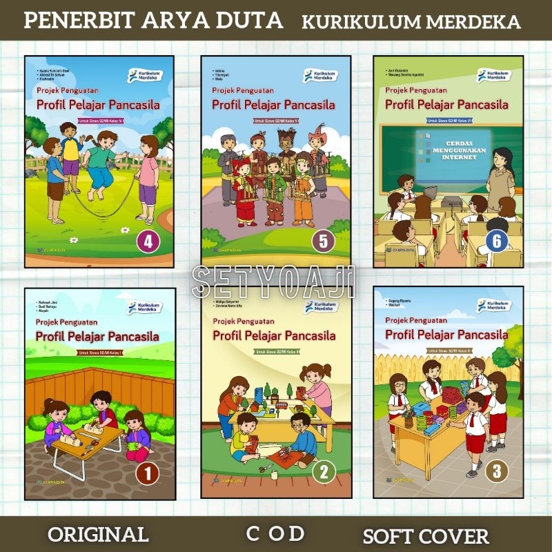 P5 Class 1, 2, 3,4,5, 6 Project Strengthening Student Profile Pancasila Arya Duta | Shopee Singapore