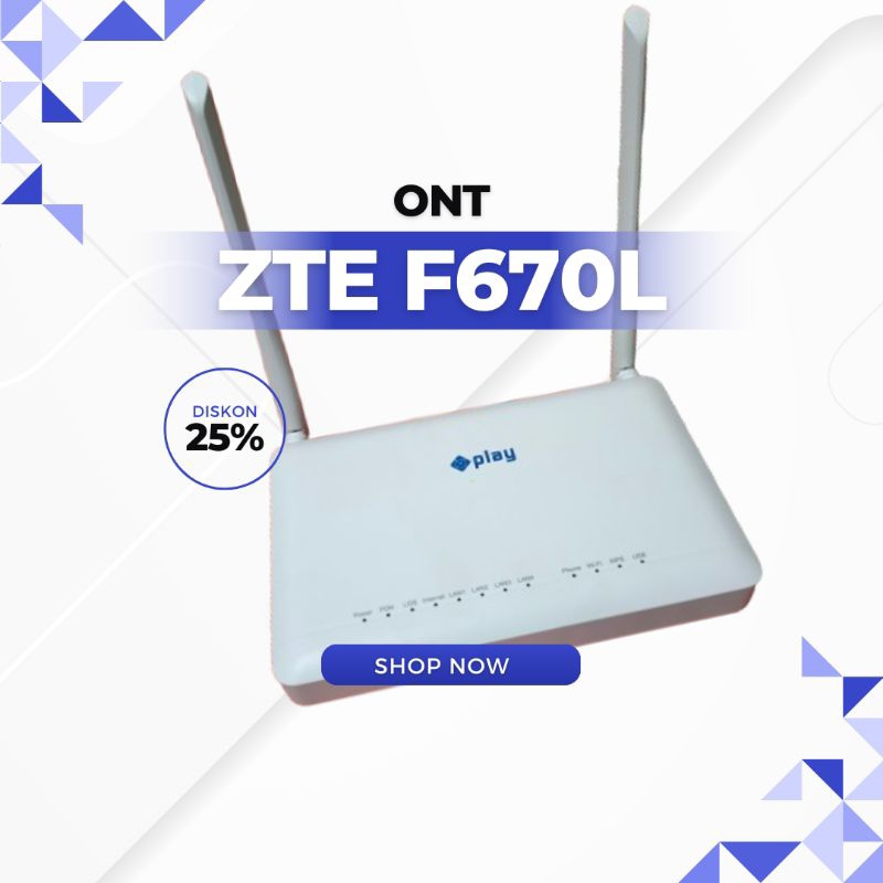 ONT ZTE F670L 5G Dual Band | Shopee Singapore