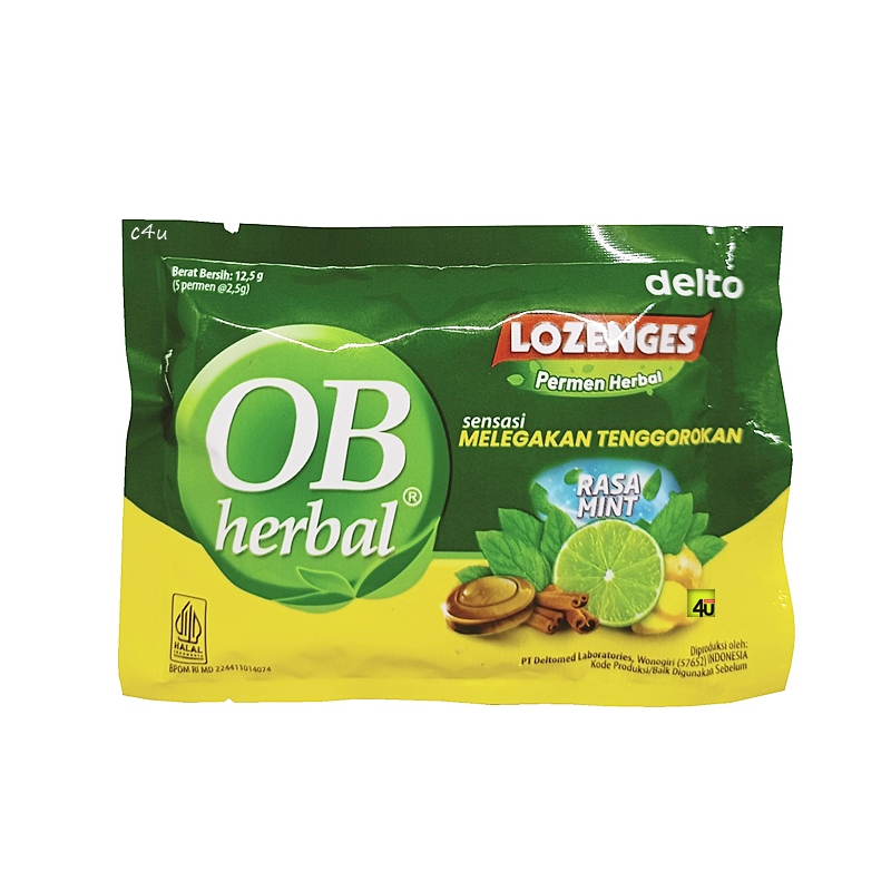 OB Herbal Lozenges - Herbal Candy - SACHET contains 5 pills | Shopee ...