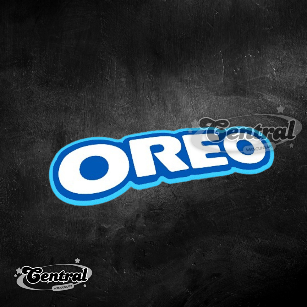 Oreo LOGO Sticker Aesthetic Laptop Brand Tumblr Helmet Laptop Case ...