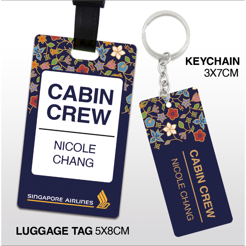 GANTUNGAN Luggage SIA Singapore Airlines unofficial Custom Name ...