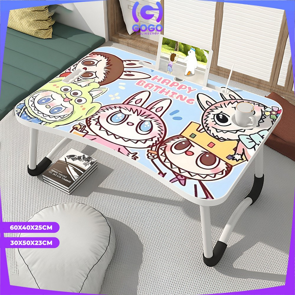 Gogo-c1209 Labubu Character Folding Laptop Table Portable Multipurpose ...