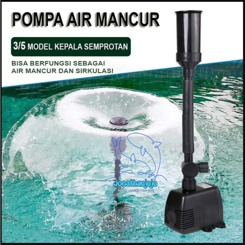 MESIN 7 meter Cable Fountain Pump Fish Pond Waterfall, Koi fountain ...