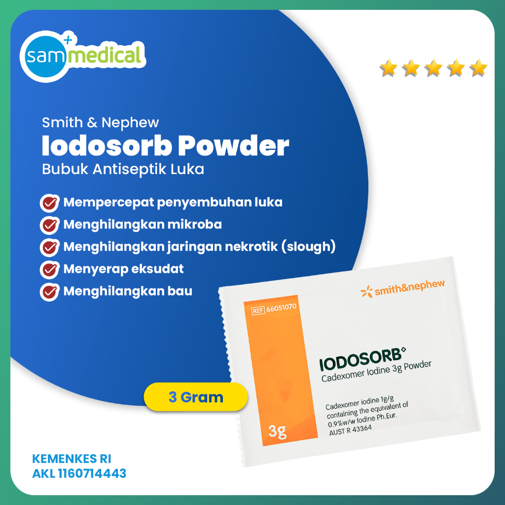 Smith & Nephew Iodosorb Powder - 3 gr / Bacterial Gastrointestinal ...