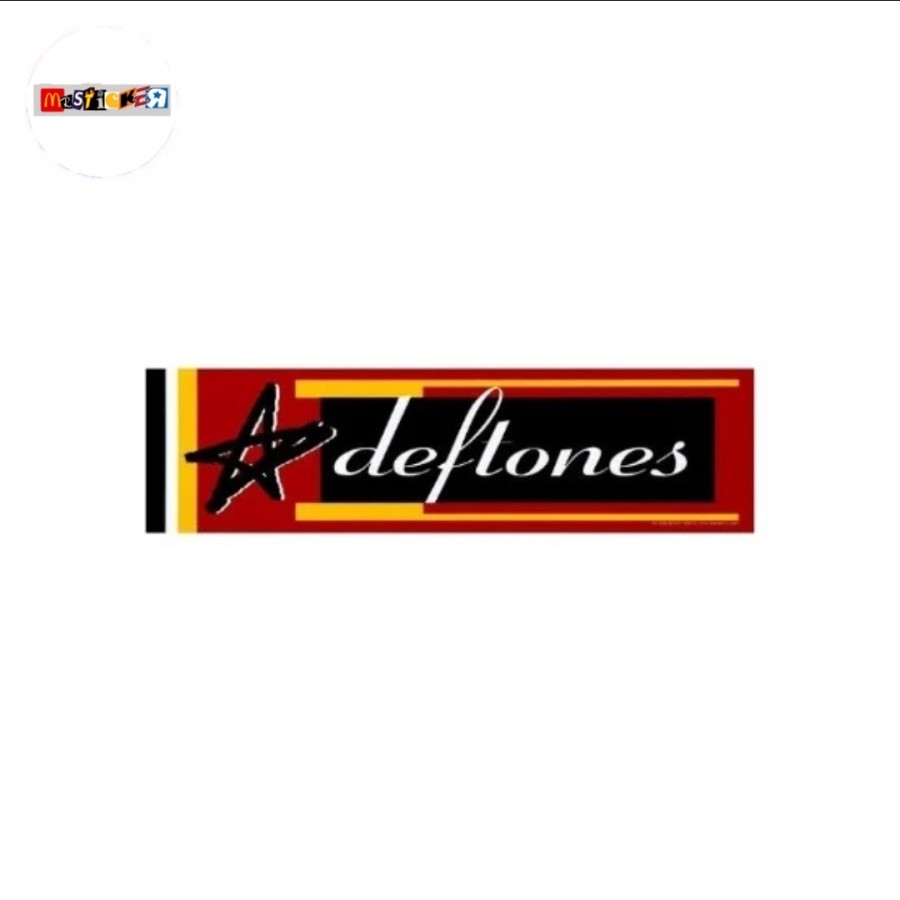 Sticker band deftones logo sticker nu metal shoegaze rock sticker ...
