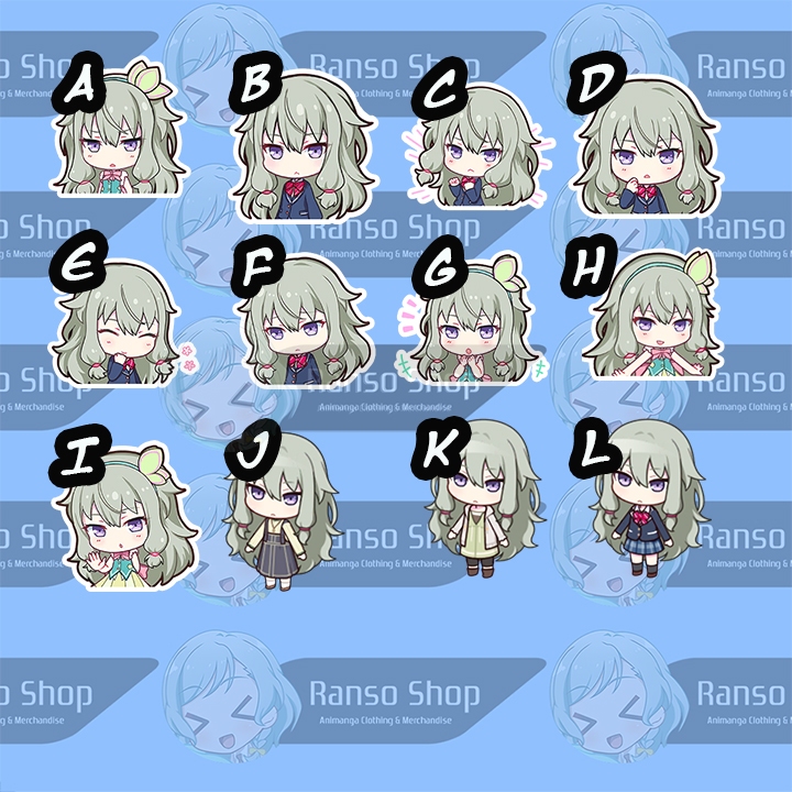 Sekai Nene Chibi Project Sticker | Kusanagi Nene Chibi Unit Vinyl ...