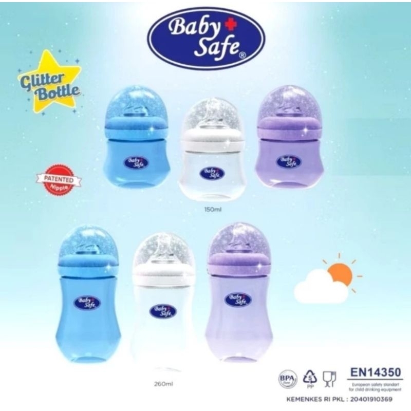 Baby Safe Wide Neck Glitter Bottle | Shopee Singapore