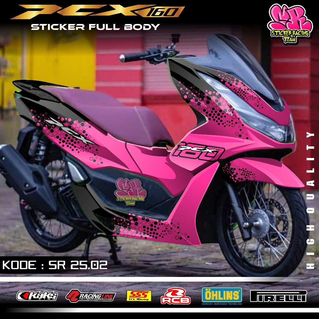Honda Pcx 160 Full Body Decal Sticker 2021 2022 2023 2024 Pcx Racing ...