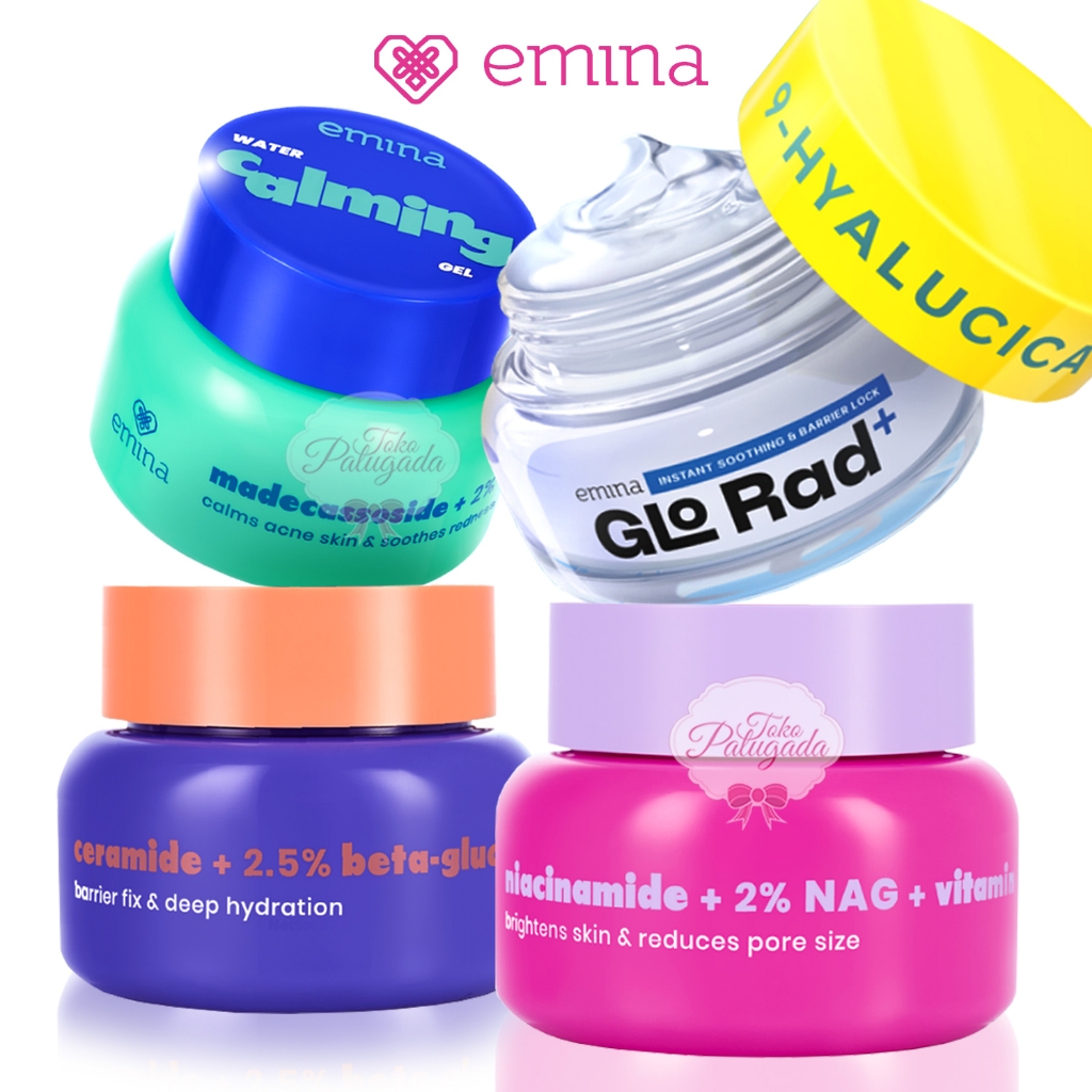 Emina Moisturizer Gel - Emina Water Bright Glow Gel - Emina Water ...