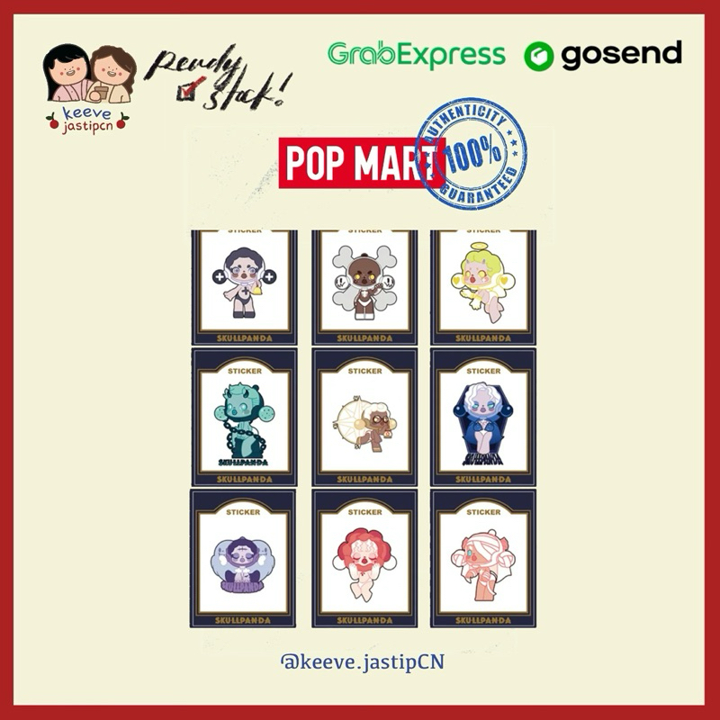 Popmart Skullpanda Ancient Castle Sticker Set | Shopee Singapore