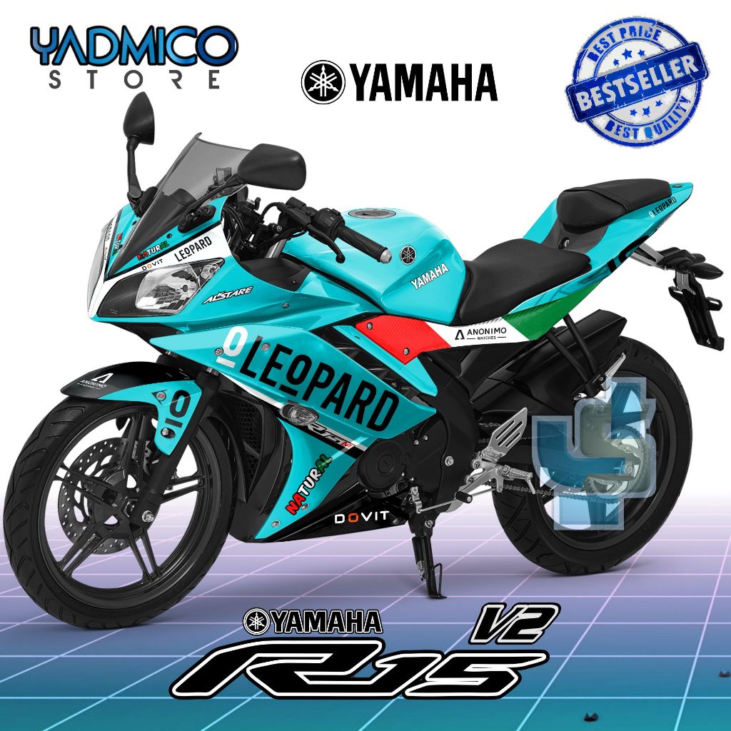 R15 V2 Decal - R15 V2 Full Body Motorcycle Sticker - Yamaha R15 Full ...