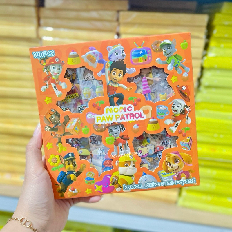 [PSS] Nono PAW PATROL STICKERS CONTENTS 100 SHEETS - WATERPROOF ...