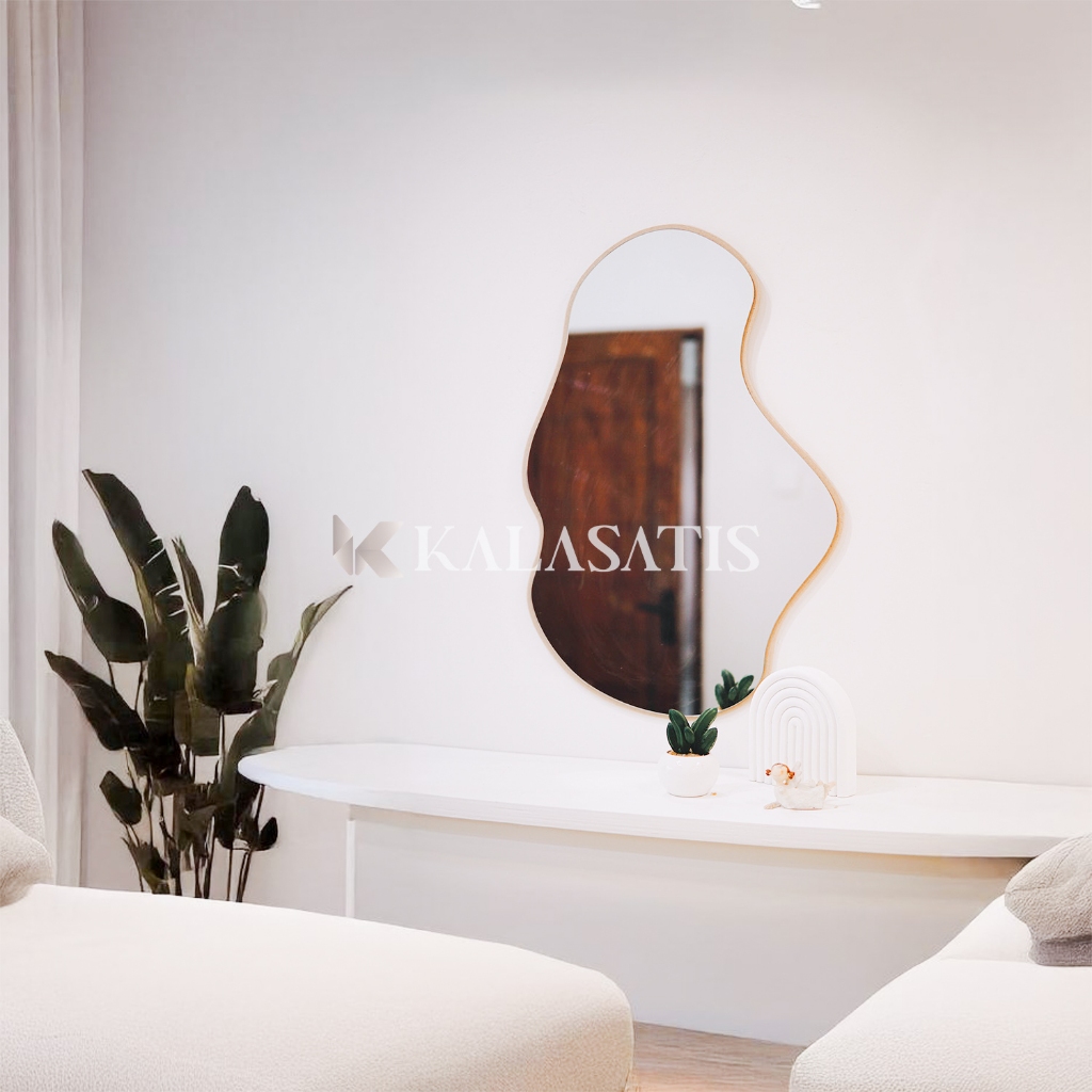 Aesthetic Mirror / Hanging Aesthetic Mirror / Irregular Wall Mirror ...