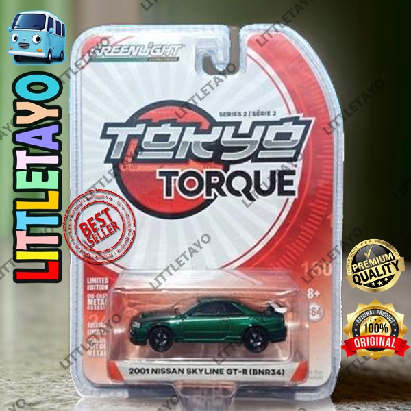 Greenlight Green Machine Tokyo Torque Series 2 2001 Nissan Skyline GT-R ...