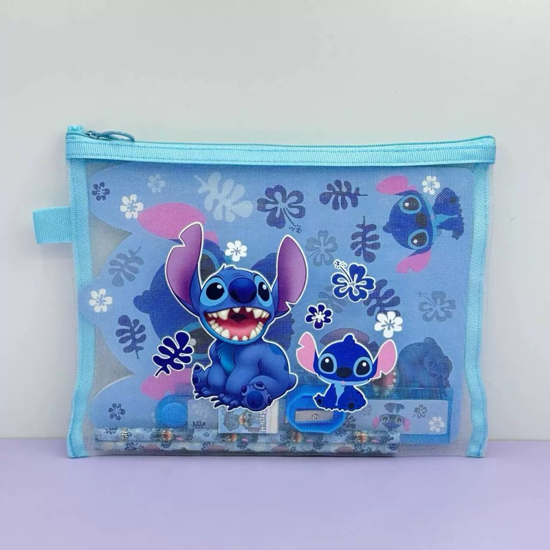 Lilo Stitch Pencil Case Set/ Stationery set 7in1/ Lilo Stitch 7in1 ...