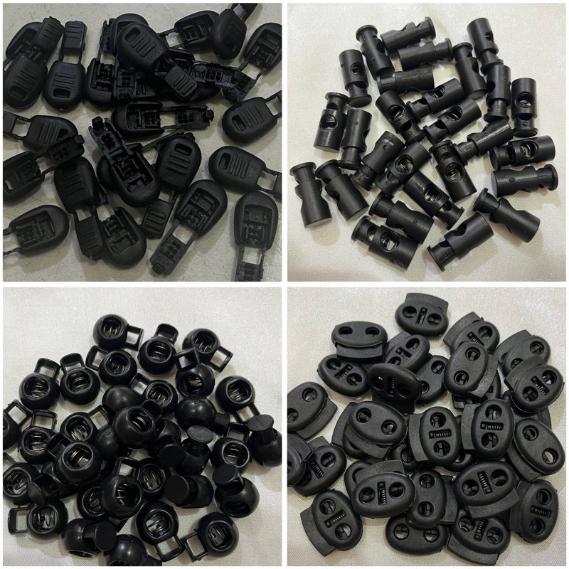 MATA Round/tube/eye/ball rope end Stopper (price per 1 dozen) | Shopee ...