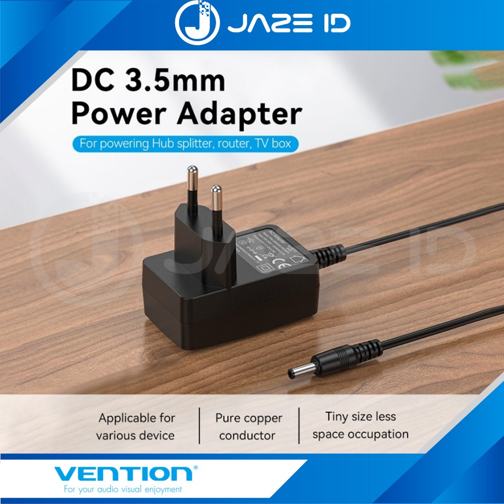 Vention Adapter ACDC 5V 1A 2A Power Supply Adapter AC to DC to 3.5mm | Shopee Singapore