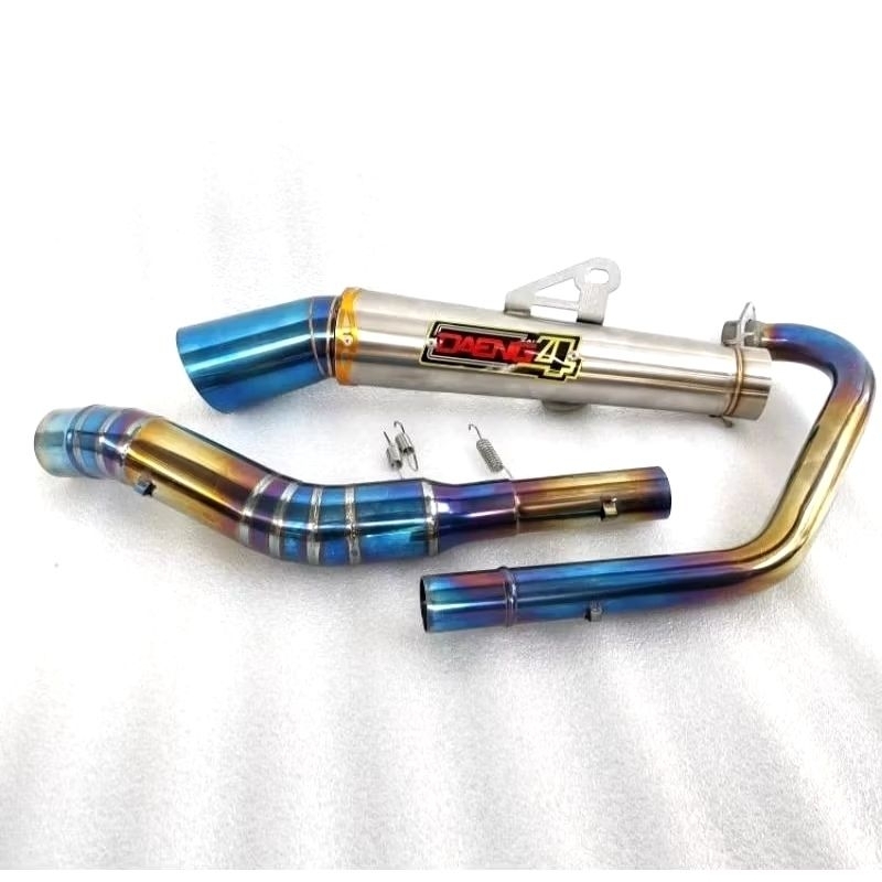 Highmount DAENG SAI4 OPEN Pipe 1set Big elbow TMX 125 155 Skygo 150 ...