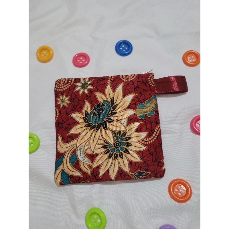 Silk Batik Wallet (Premium Silk Fabric, Fine Batik) | Shopee Singapore