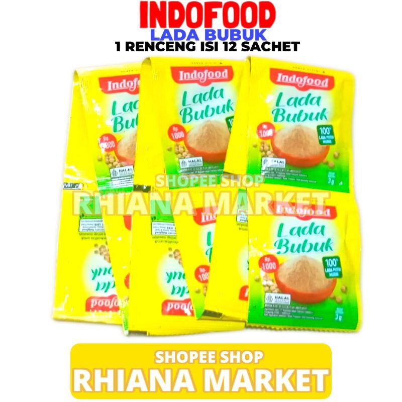 Indofood Pepper Powder 1 Contents 12 Sachets 3 Grams | Shopee Singapore