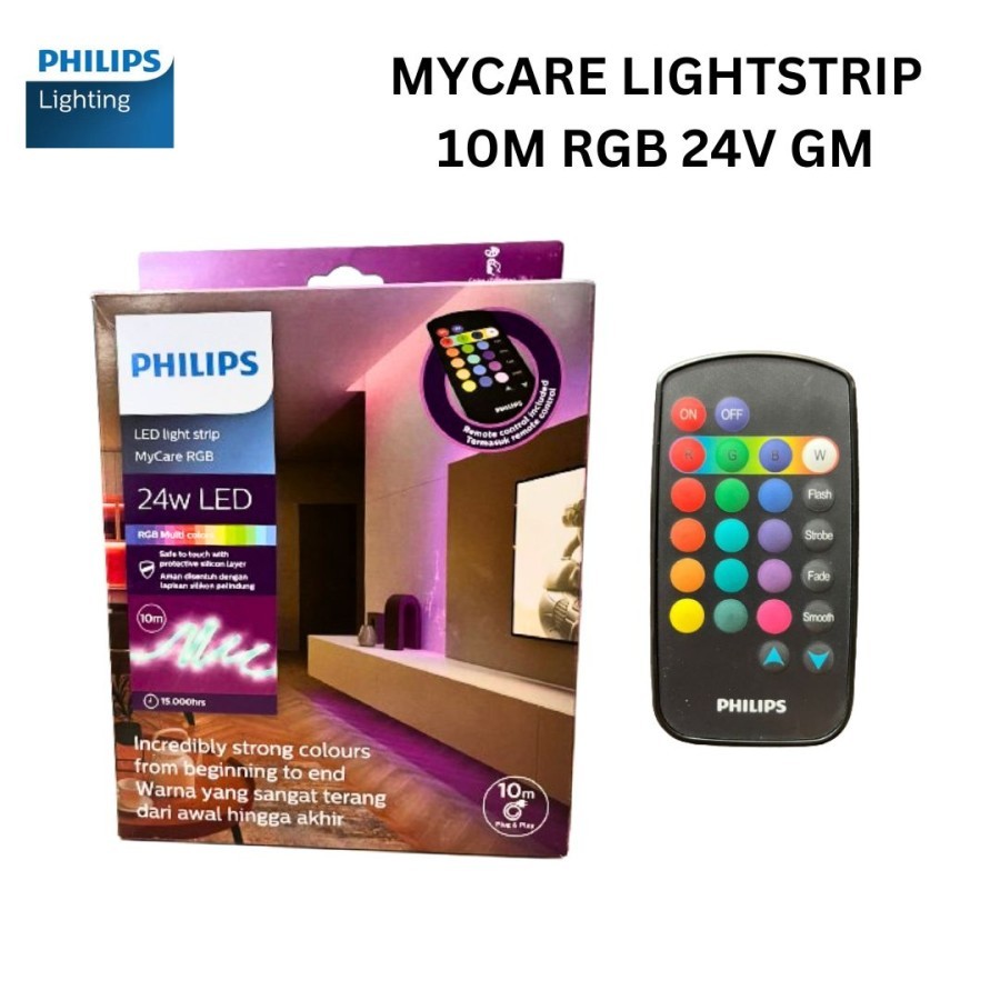 Philips LED Strip Light Strip MYCARE RGB 10M 10 Meters w/ REMOTE ...