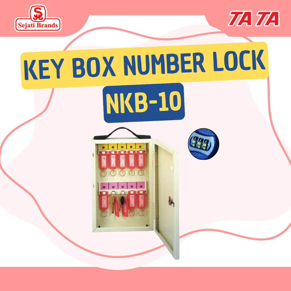 TA TA Key Box Dial Number Lock NKB-10 | Key Storage Box | Key Box ...