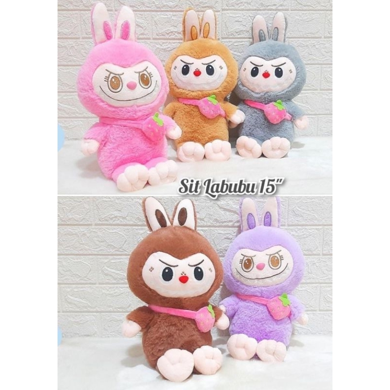 Labubu strawberry doll 40 cm (16242) | Shopee Singapore