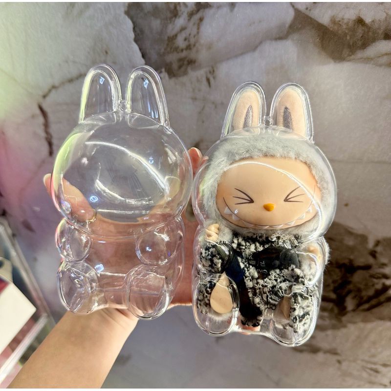 Labubu acrylic CASE V1 MACARON / V2 HAVE A SEAT (lababu acrylic pouch ...