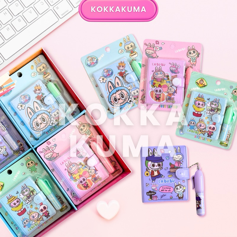 Kkm (KKM) LABUBU POP MART ATK Stationery Set Of Pen And Small Cute ...