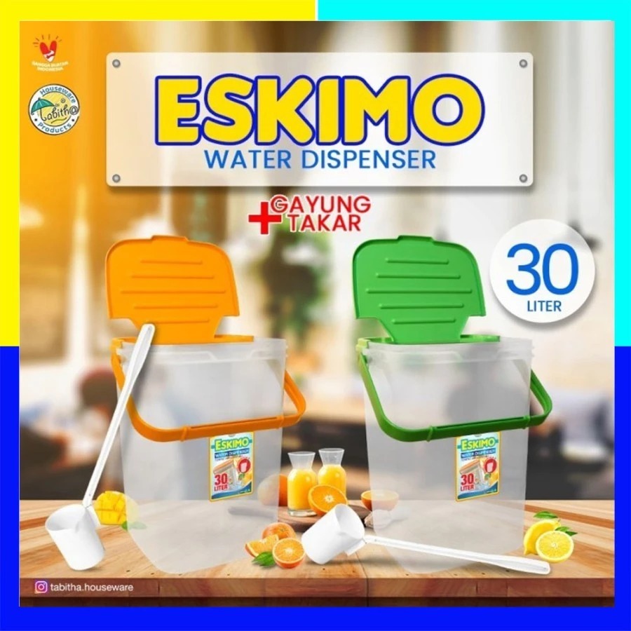 Tabitha Eskimo Water Tank Aquarium Fruit Ice Container 30 LITER ...